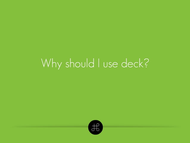 Sample deck.deck