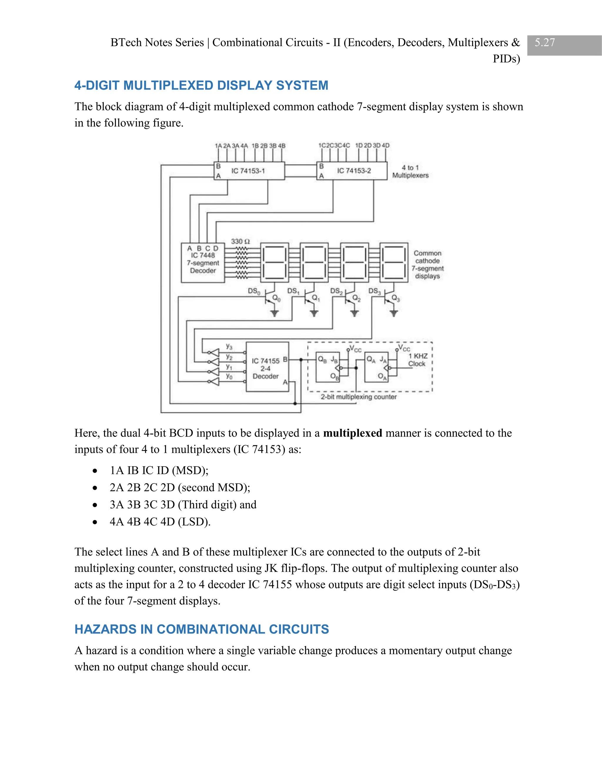 Combinational Circuits - II (Encoders, Decoders, Multiplexers & PIDs).pdf