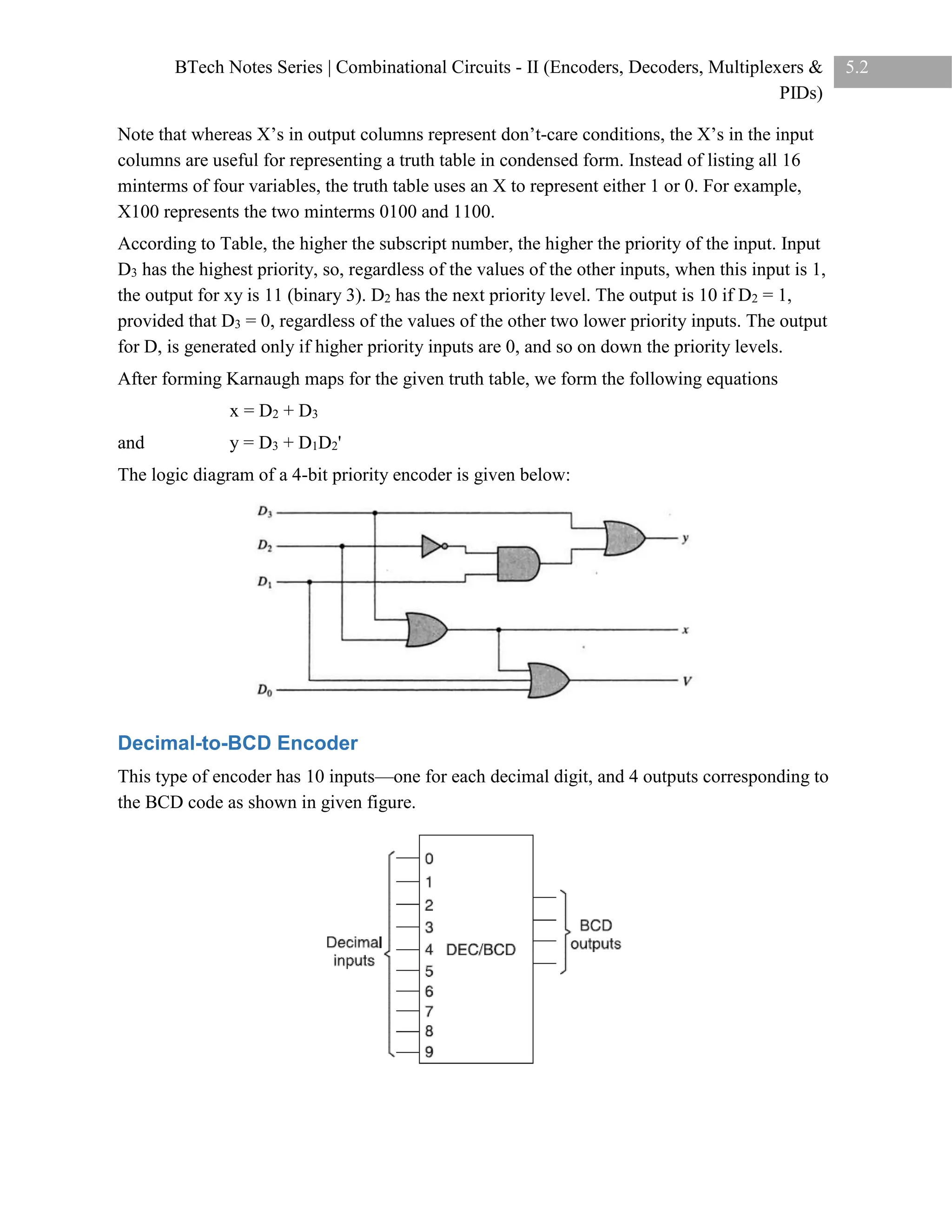 Combinational Circuits - II (Encoders, Decoders, Multiplexers & PIDs).pdf