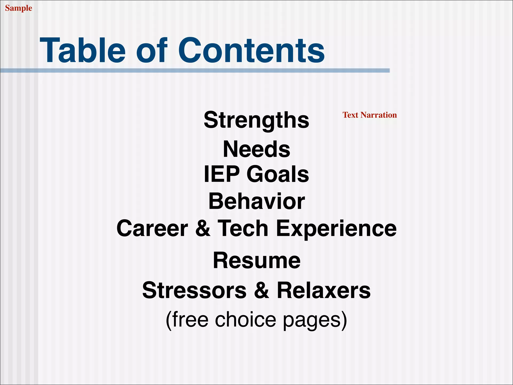 Sample eFolio_Slides | PPT