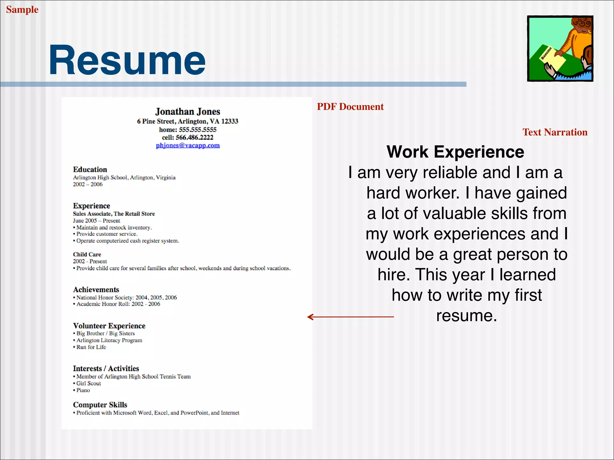 Sample eFolio_Slides | PPT