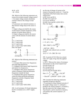 Electrical Engineering (Objective Questions) | PDF