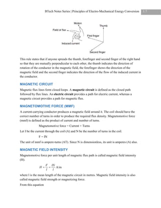 Principles of Electro-Mechanical Energy Conversion | PDF