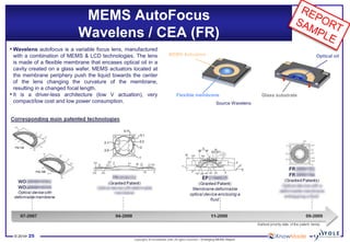 Emerging MEMS Patent Investigation SAMPLE | PDF | Business | Business ...