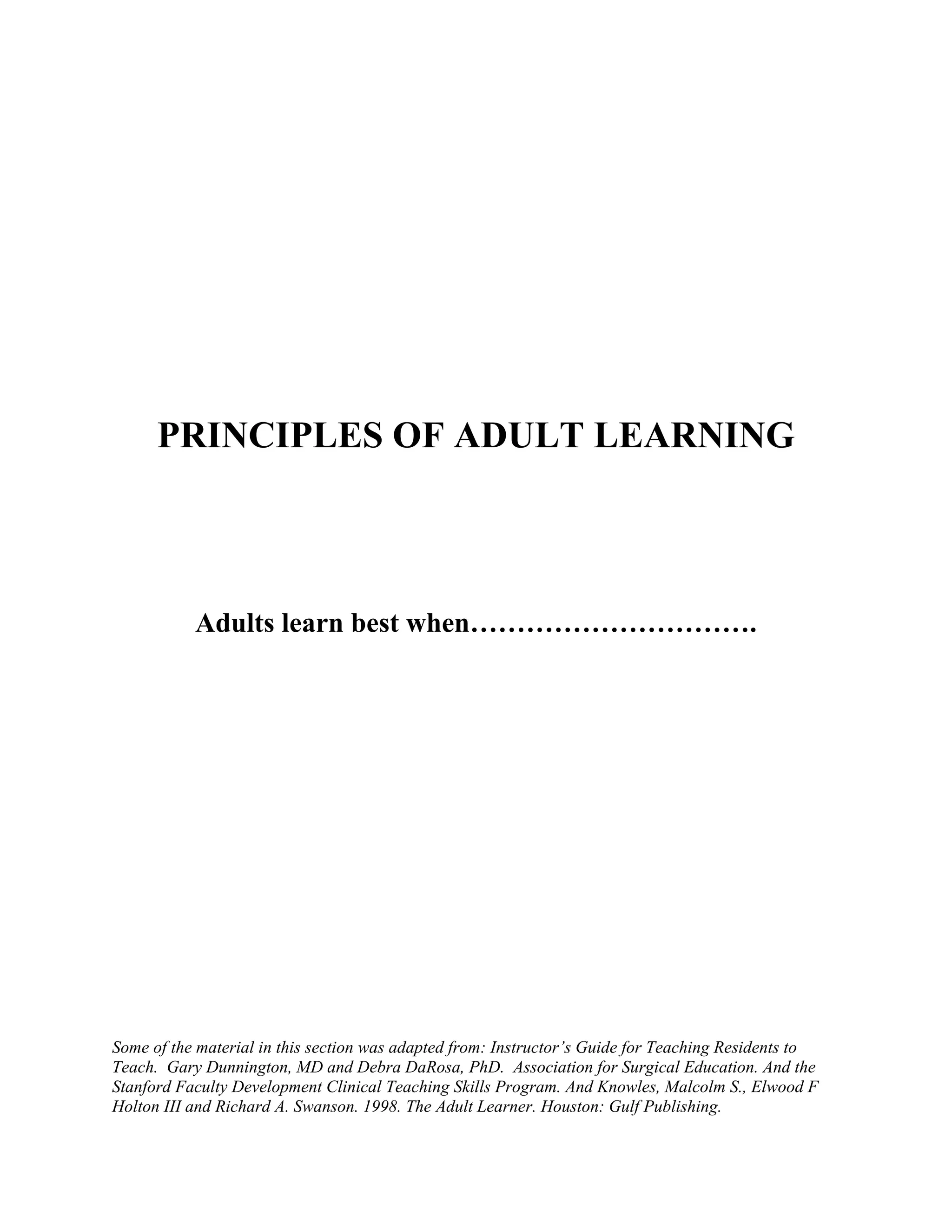 Sample handout-teaching | PDF