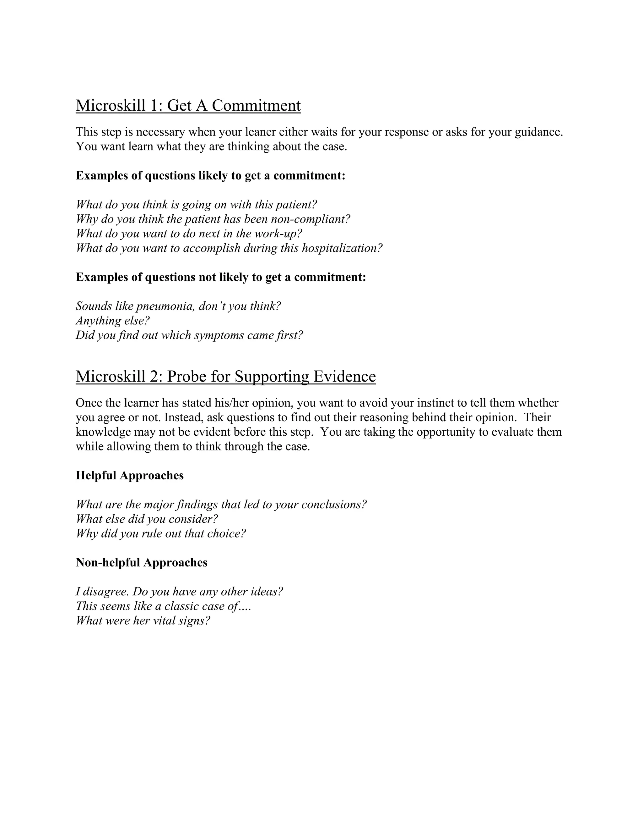Sample handout-teaching | PDF