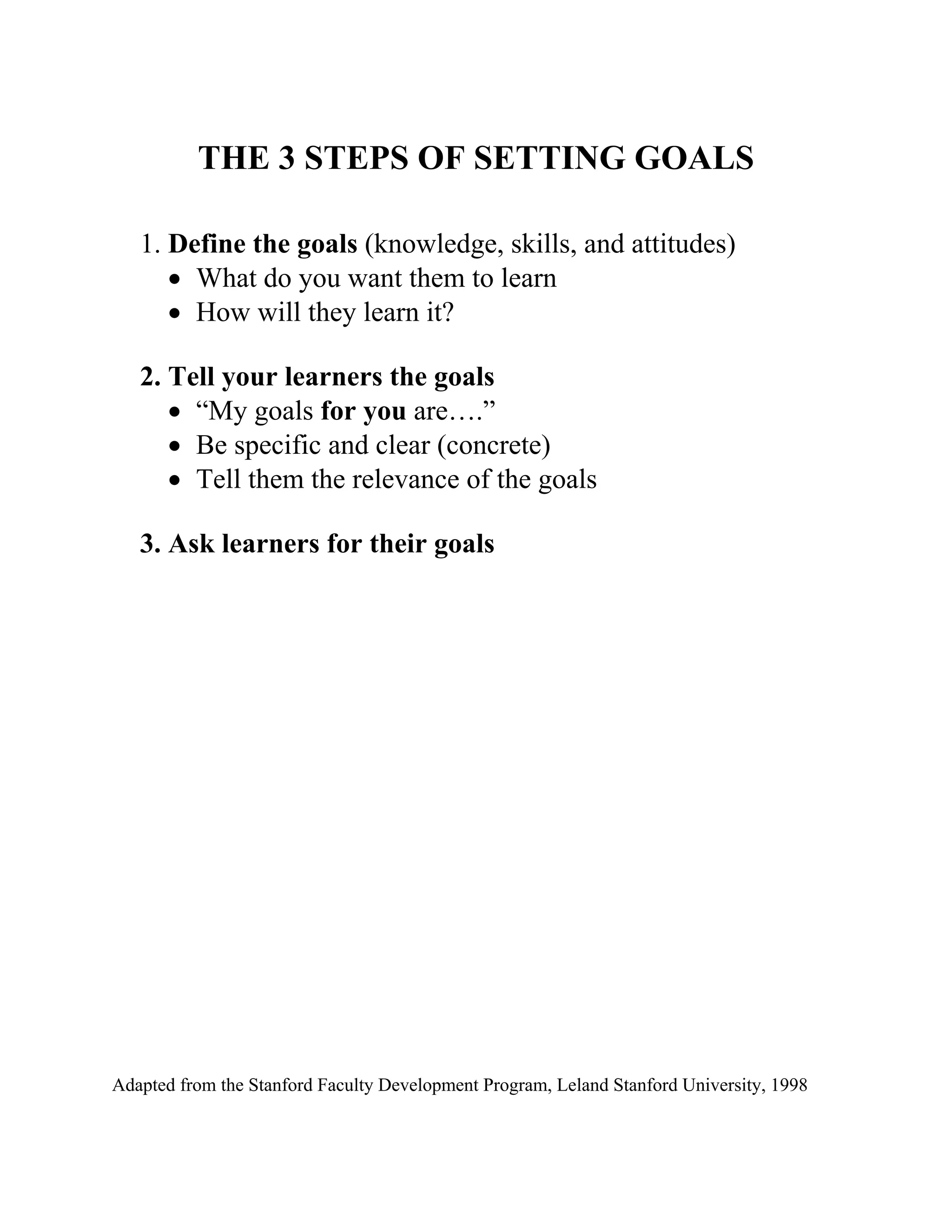 Sample handout-teaching | PDF