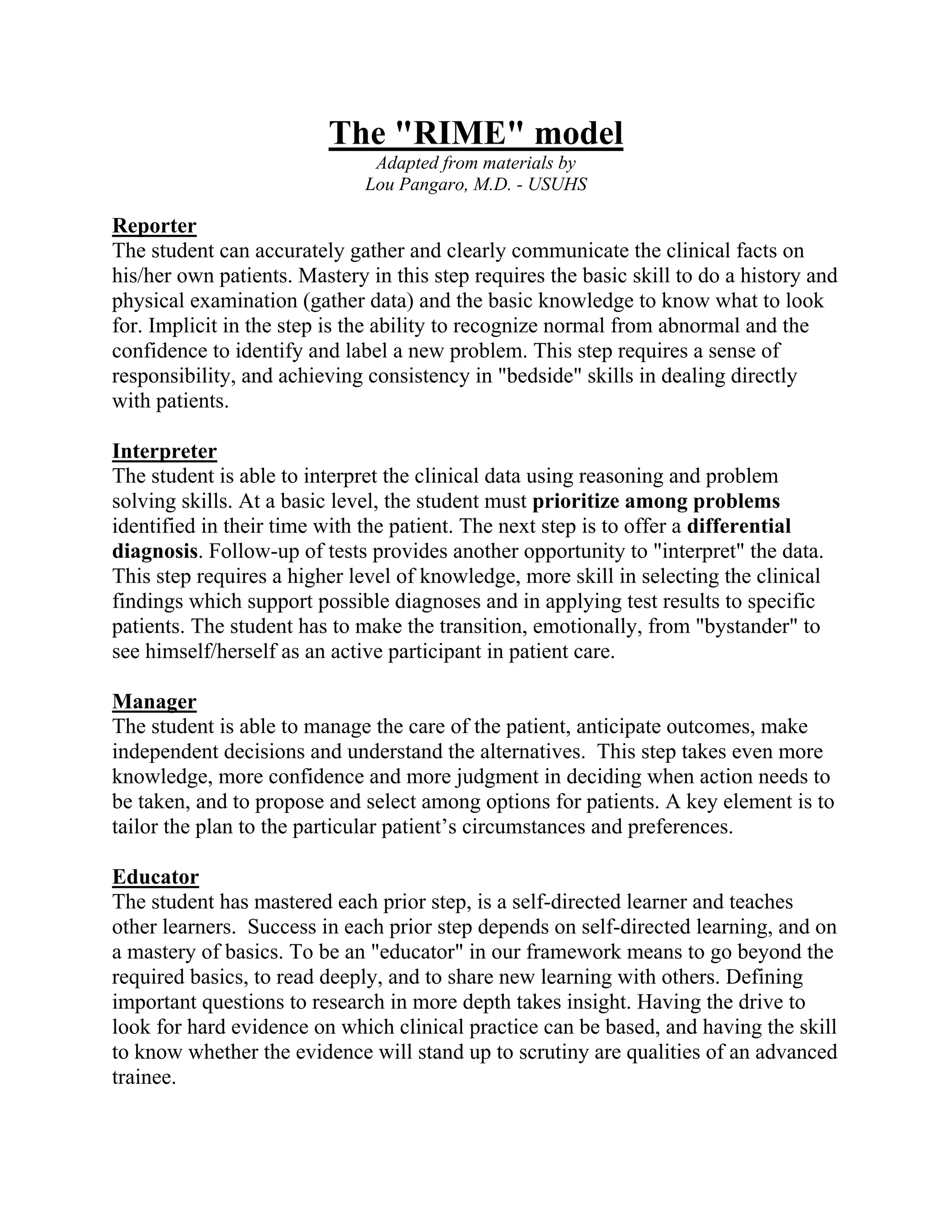 Sample handout-teaching | PDF