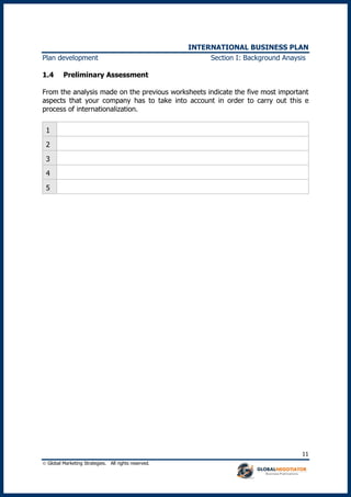 INTERNATIONAL BUSINESS PLAN FOR COMPANIES | PDF