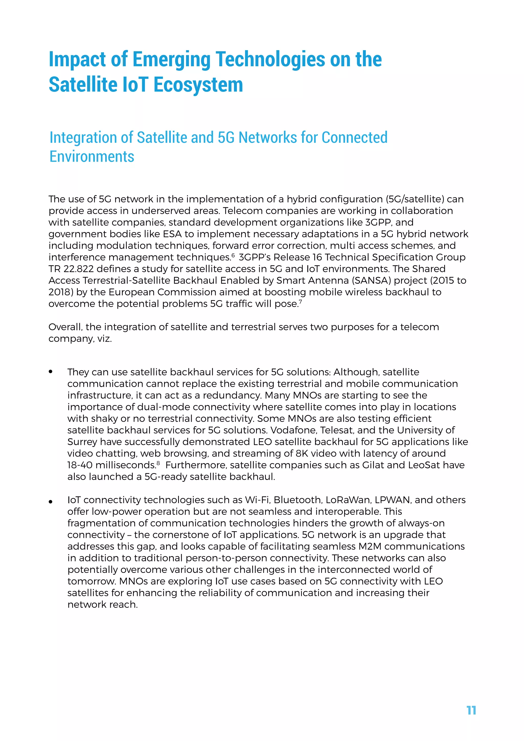 Satellite Communication for IoT Networks – Emerging Trends | PDF