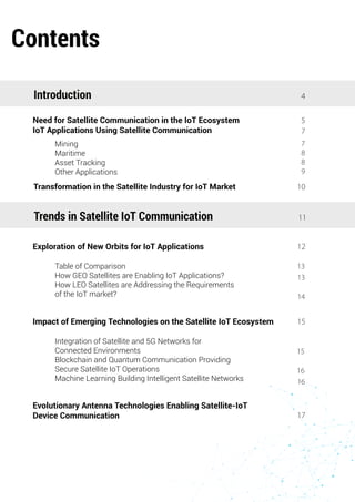 Satellite Communication for IoT Networks – Emerging Trends | PDF