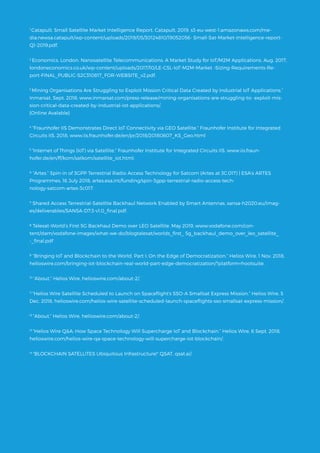 Satellite Communication for IoT Networks – Emerging Trends | PDF