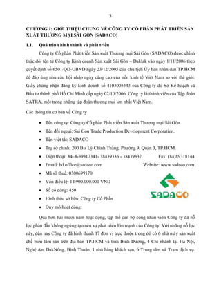 Tiểu luận về công ty XNK SADACO-Anh Đào | DOCX