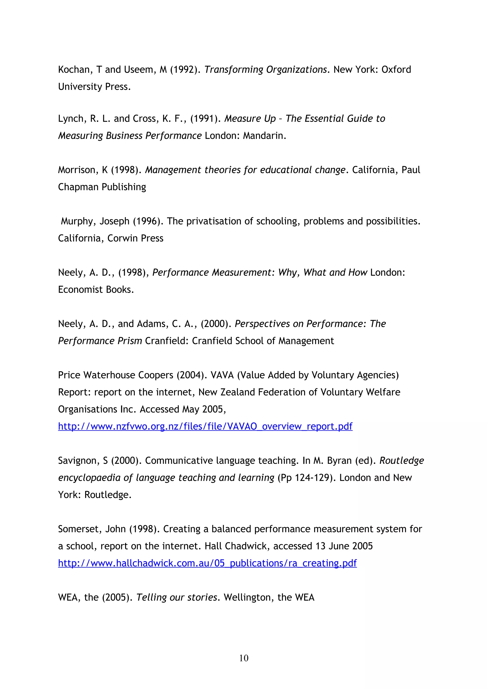 Sample literature review | DOC