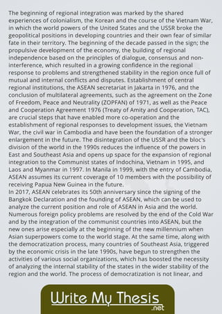 Proposal: Security Issues in South East Asia | PDF