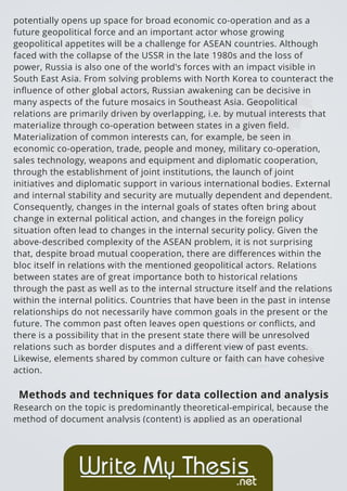 Proposal: Security Issues in South East Asia | PDF