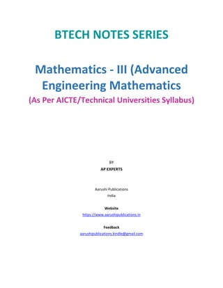 Advanced Engineering Mathematics (Statistical Techniques - II) | PDF