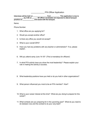 Sample officer-application | DOC