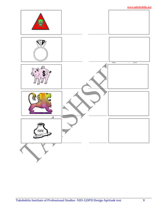 NID Entrance Sample Papers, NID Previous Year Question Paper with ...