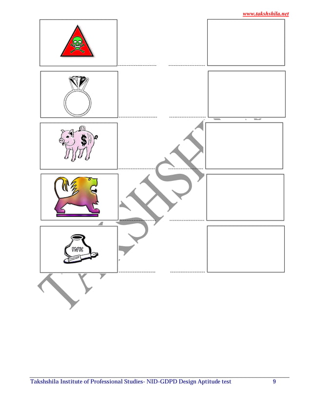 NID Entrance Sample Papers, NID Previous Year Question Paper with ...