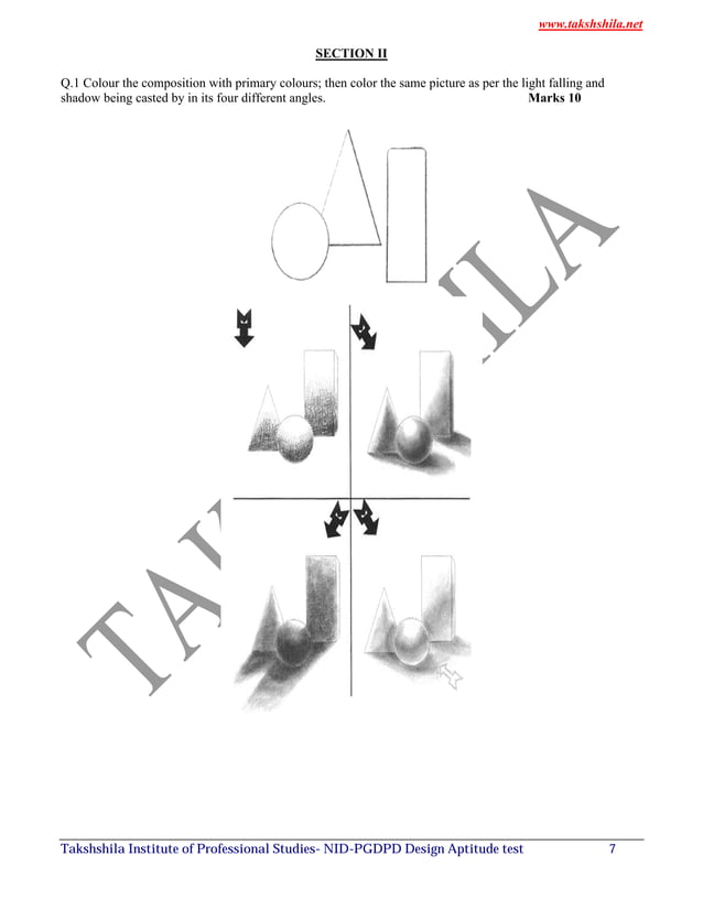 NIFT Entrance Exam Sample Papers, NIFT 2014 Syllabus, Exam Pattern and ...