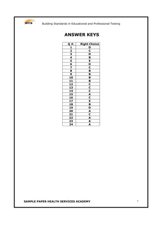 Sample paper-health-services-academy-msph-phd | PDF