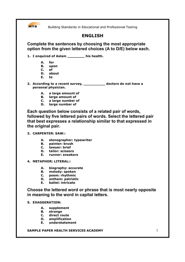 Sample paper-health-services-academy-msph-phd | PDF