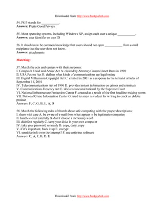 Sample paper-po-computer-awareness-2010-www.bankpoclerk.com