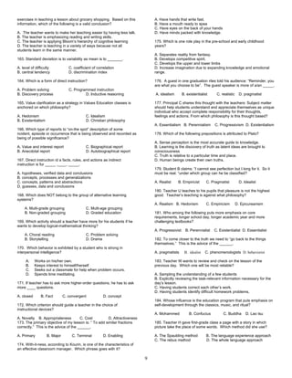 Sample preboard-exam-prof ed | DOC
