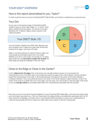 Everything DiSC® Sales Profile | PDF