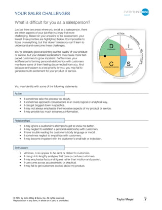 Everything DiSC® Sales Profile | PDF
