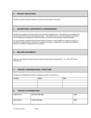 Sample project-charter-template | DOC
