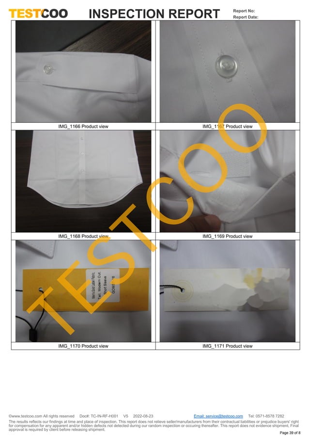 sample-report-garment-inspection-sample-report.pdf | Medical Tests ...