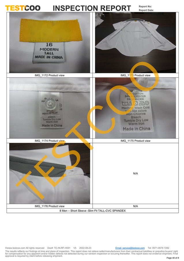 sample-report-garment-inspection-sample-report.pdf | Medical Tests ...