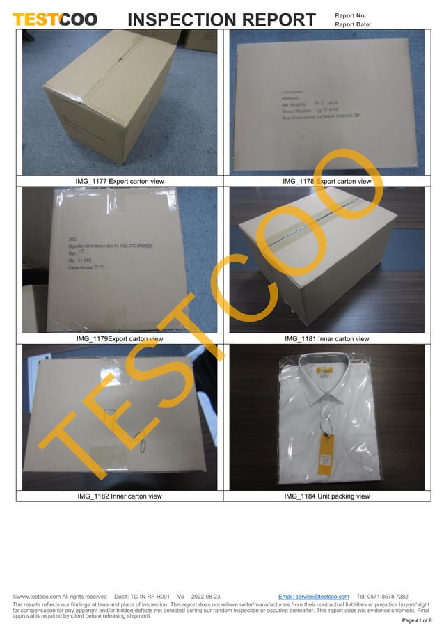 sample-report-garment-inspection-sample-report.pdf | Medical Tests ...