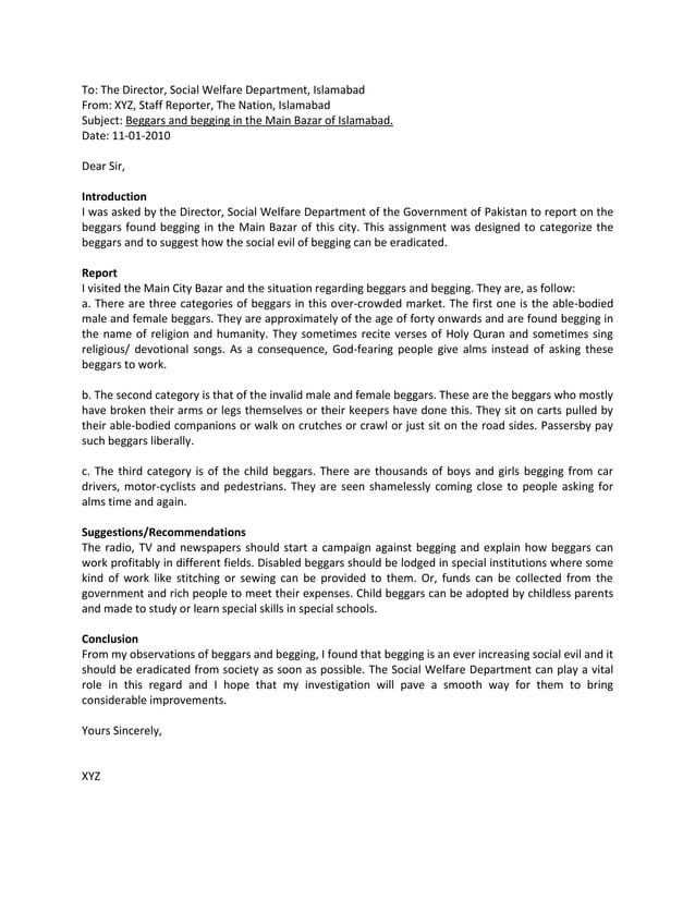 Sample report-writing | PDF