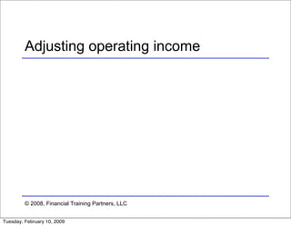Sample Restructuring Charges And Income | KEY