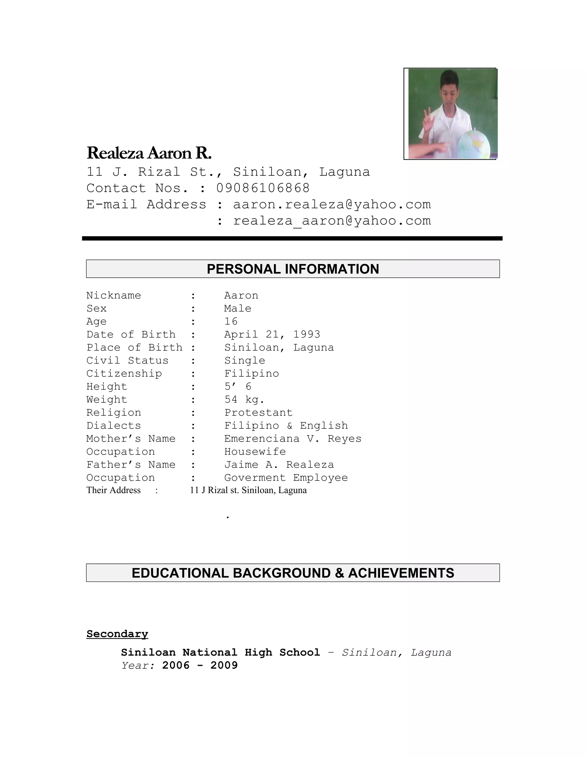 Sample Resume | DOC