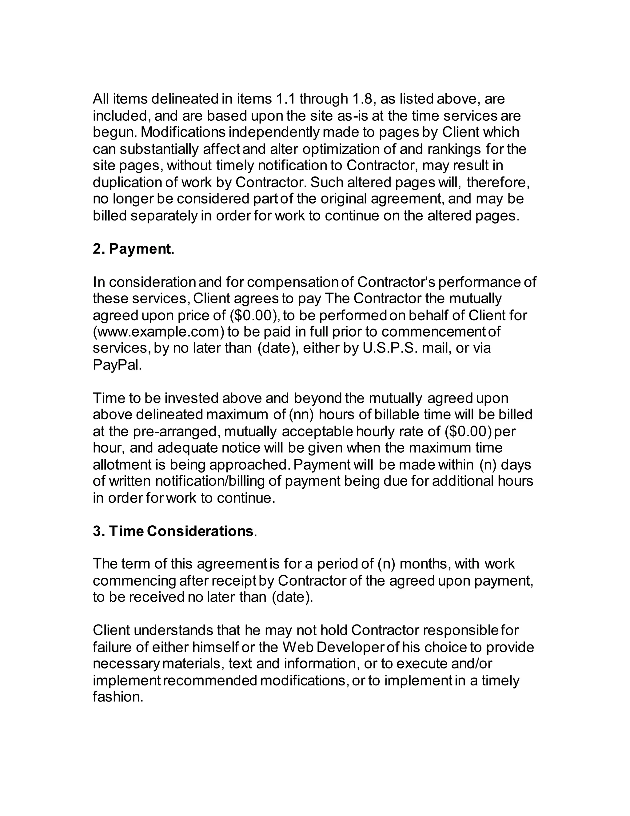 Sample seo-contract | DOC