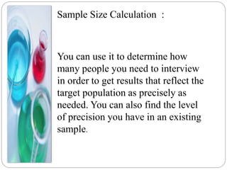 Sample Size Determination | PPTX