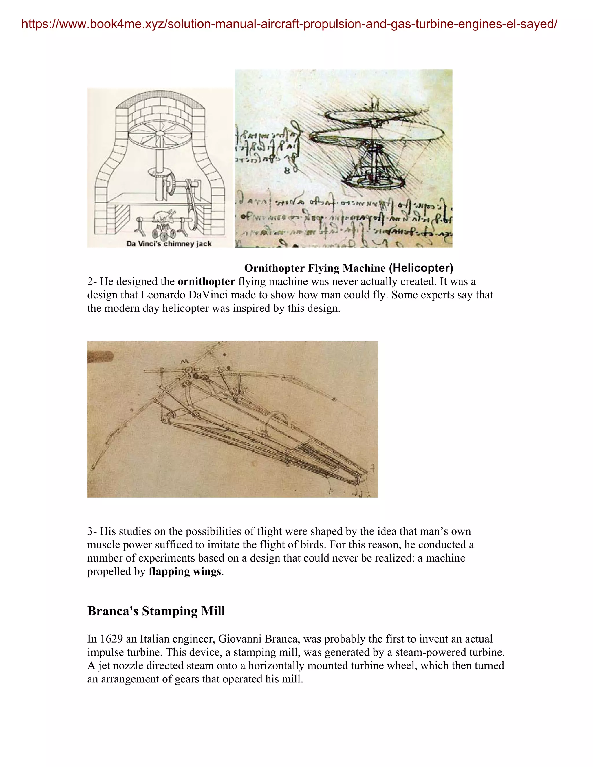 Solution Manual Aircraft Propulsion and Gas Turbine Engines by Ahmed El ...
