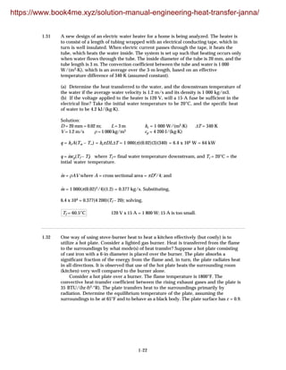 Solution Manual for Engineering Heat Transfer 3rd Edition William Janna ...