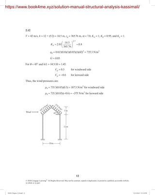 Solution Manual for Structural Analysis 6th SI by Aslam Kassimali | PDF