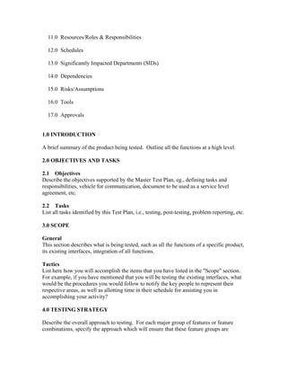 Sample test-plan-template | PDF