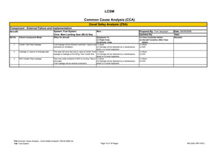 Common Cause Analysis - Zonal Safety Analysis | PDF