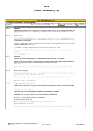 Common Cause Analysis - Zonal Safety Analysis | PDF