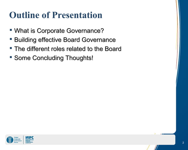 Board of Directors Presentation | PPT | Business Accounting & Finance ...