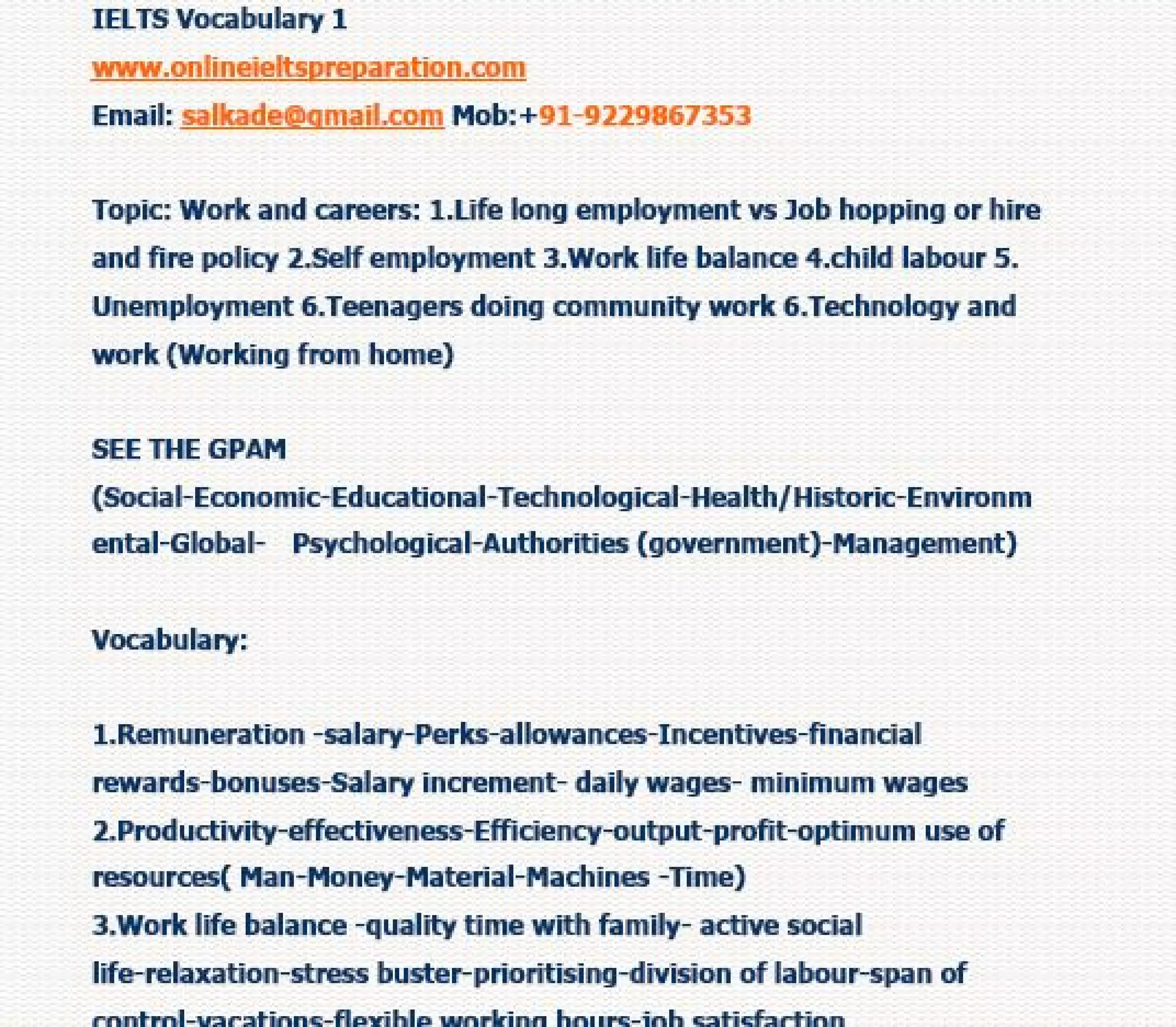 9 band ielts or 90 point PTE Academic vocabulary | PDF