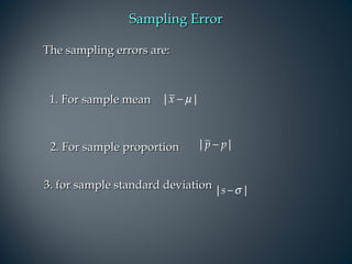 Sample for Research-Simple Random Sample | PPT