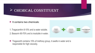 tragacanth brief introduction and the overview | PPTX